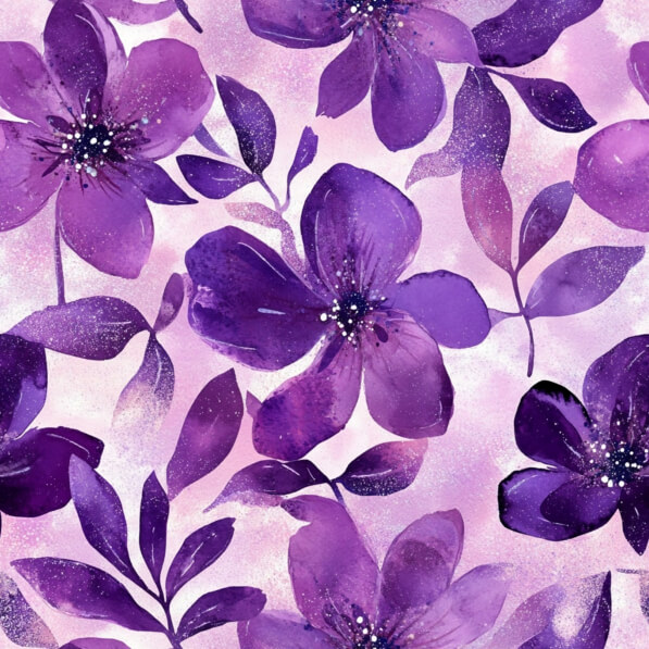 Download Vibrant Purple Floral Pattern Patterns Online - Creative Fabrica