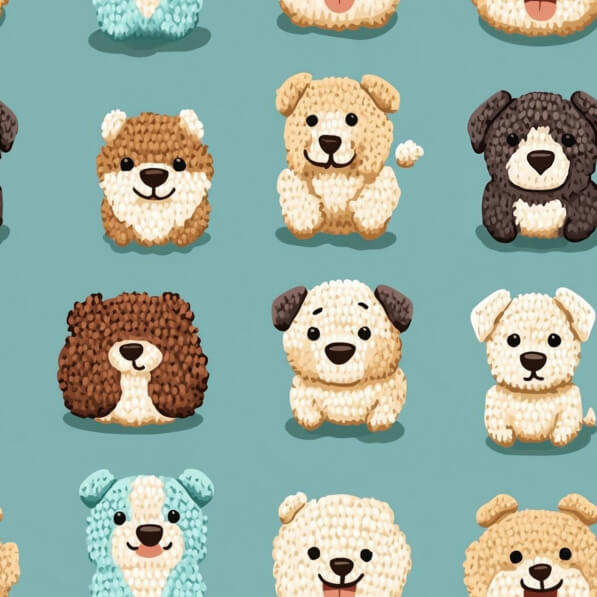 Scarica Modelli di cani lavorati a maglia colorati Patterns Online ...