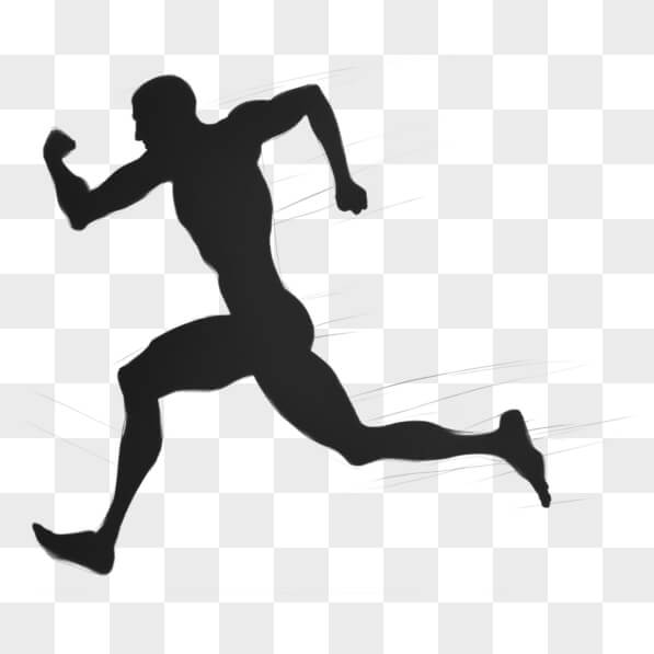 Download Runner in Motion Sketches Online - Creative Fabrica