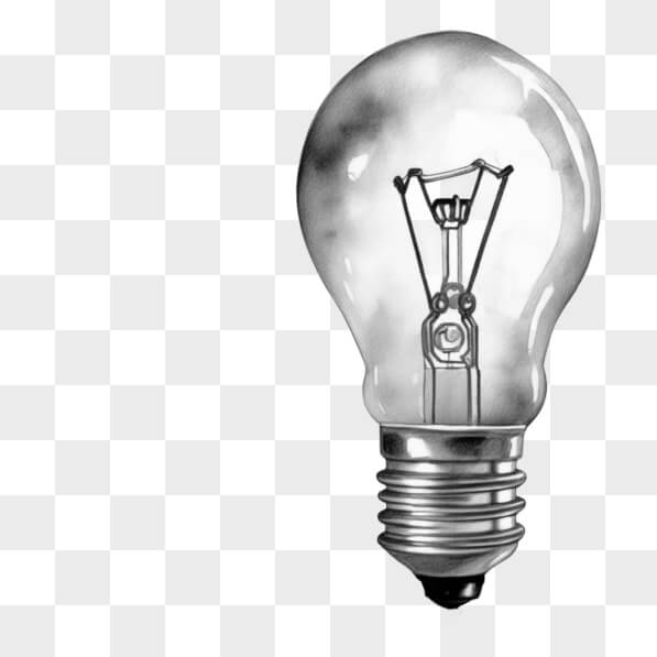 Download Realistic Sketch of a Light Bulb Sketches Online - Creative ...