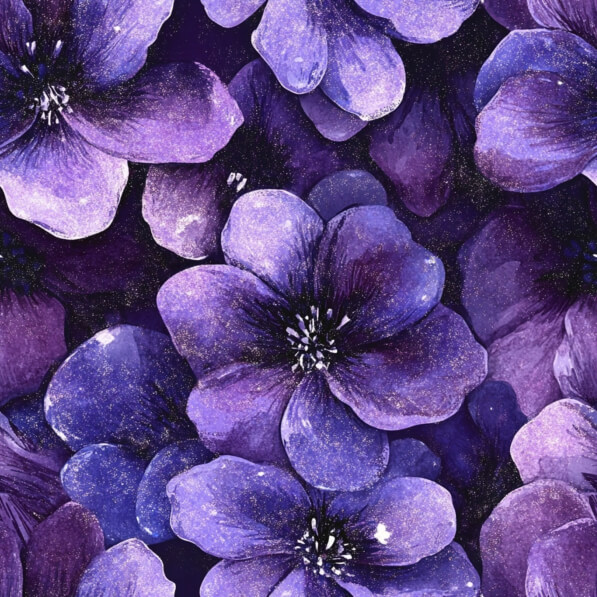 Download Vibrant Purple Floral Pattern Patterns Online - Creative Fabrica