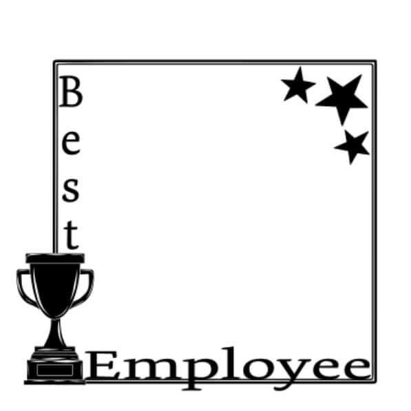 Download Best Employee Award Frame Frames Online - Creative Fabrica