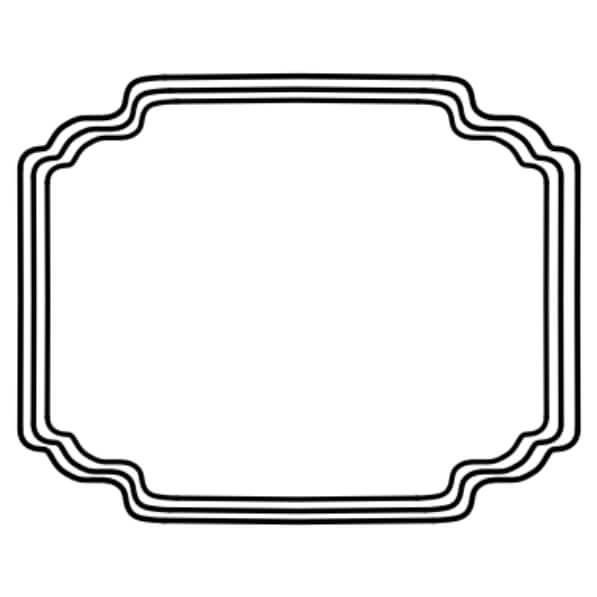 Descarga Marco Negro Decorativo Marcos En Línea - Creative Fabrica