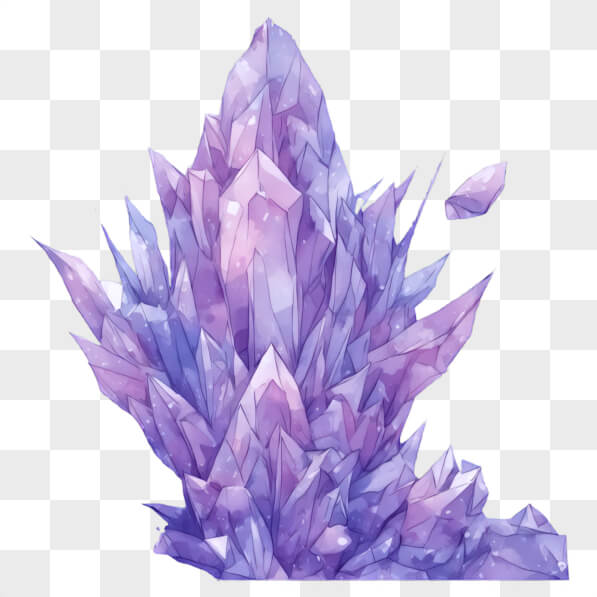 Download Purple Crystal Cluster Cartoons Online - Creative Fabrica