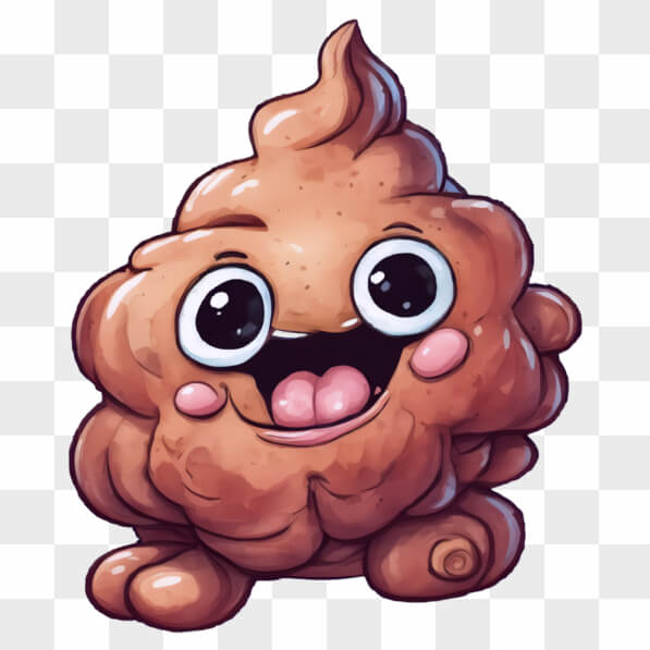 Download Vrolijk Cartoon Poep Personage Cartoons online op Creative Fabrica