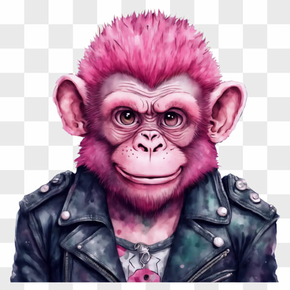 Download Punk Rock Monkey Cartoons Online - Creative Fabrica