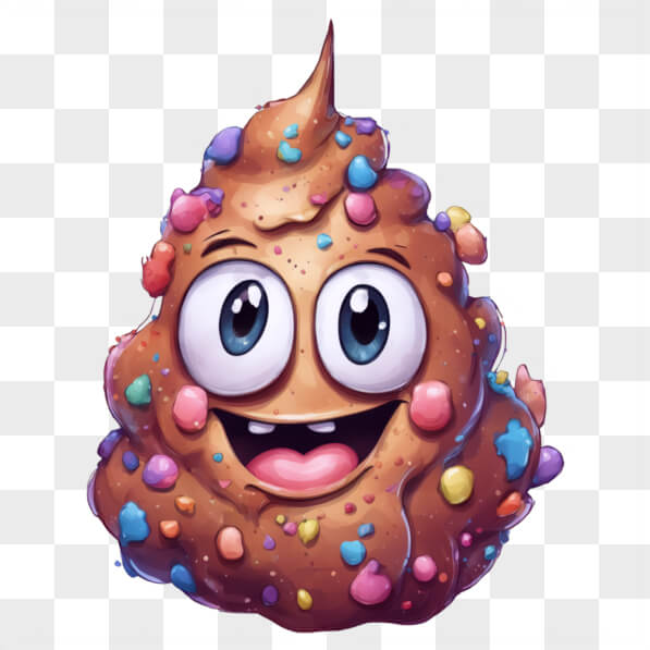 Descarga Personaje de caca de caricatura juguetón con chispas Cartoons ...