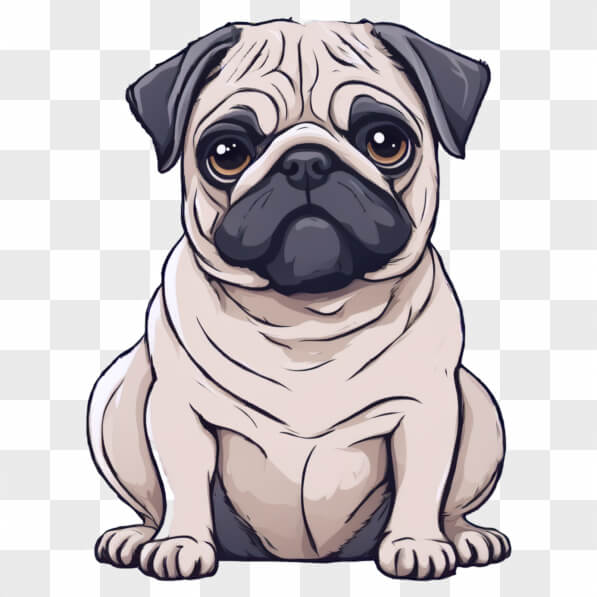 Download Cartoon Pug Cartoons Online - Creative Fabrica