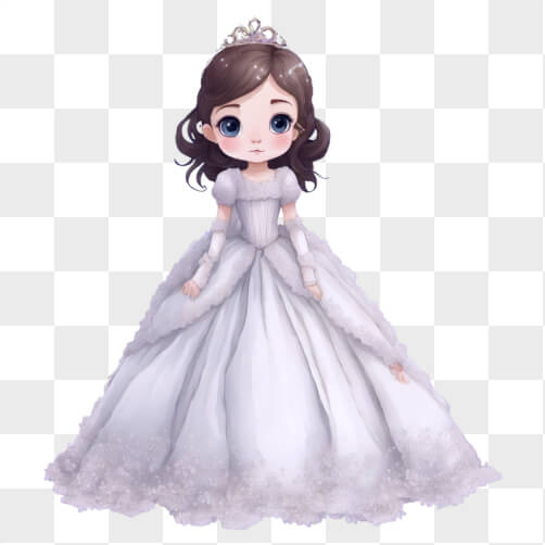 Download Animated Princess in Elegant Gown Cartoons Online - Creative ...