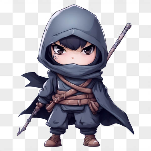 Download Chibi Ninja Character Cartoons Online - Creative Fabrica