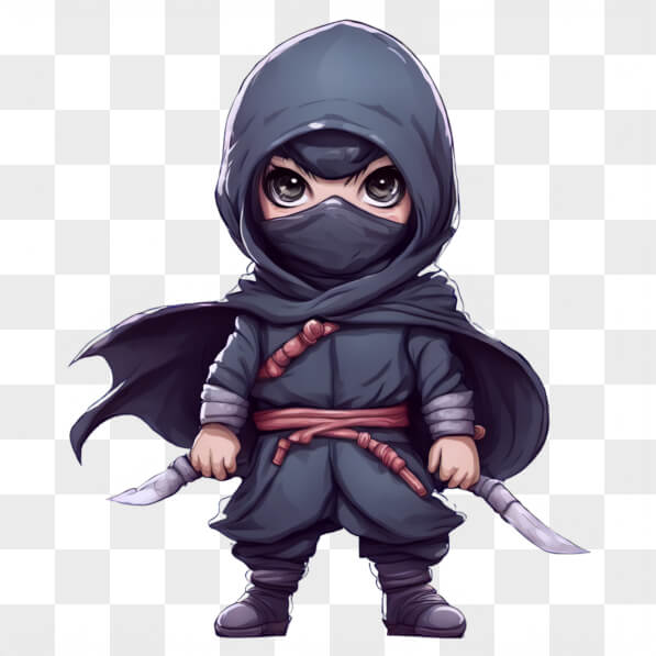 Download Chibi Ninja Character Cartoons Online - Creative Fabrica