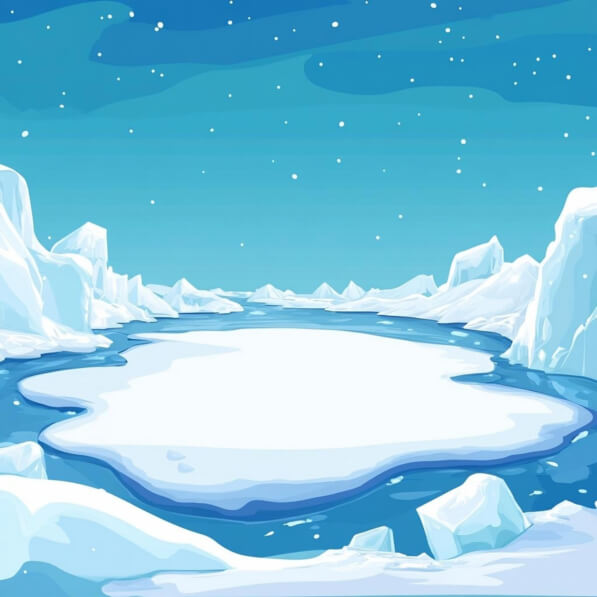 Download Arctic Landscape with Icebergs Backgrounds Online - Creative ...