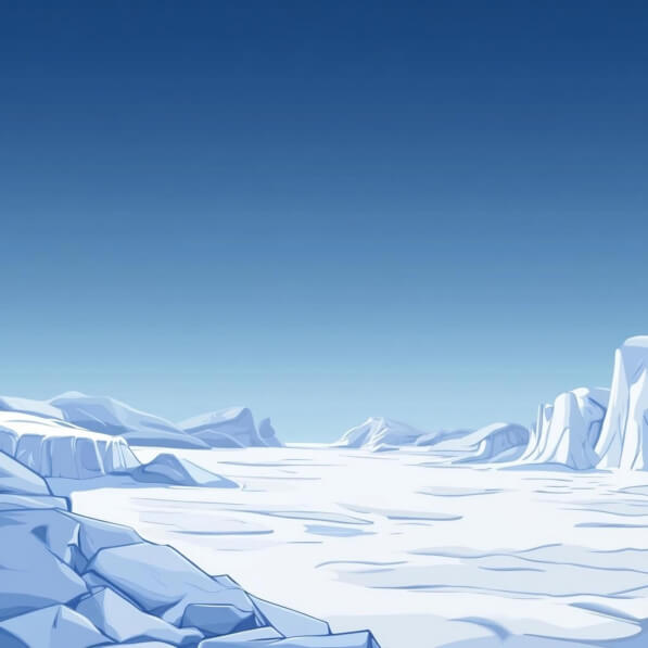 Download Icy Landscape with Ice Formations under Clear Blue Sky ...