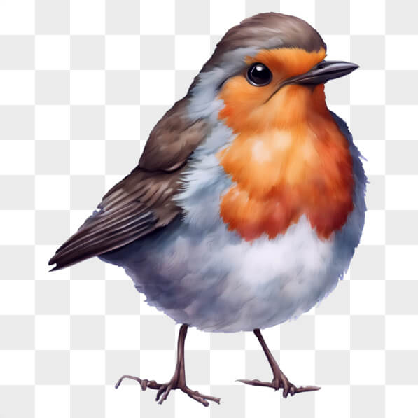 Download Illustration of a Robin Bird Cartoons Online - Creative Fabrica
