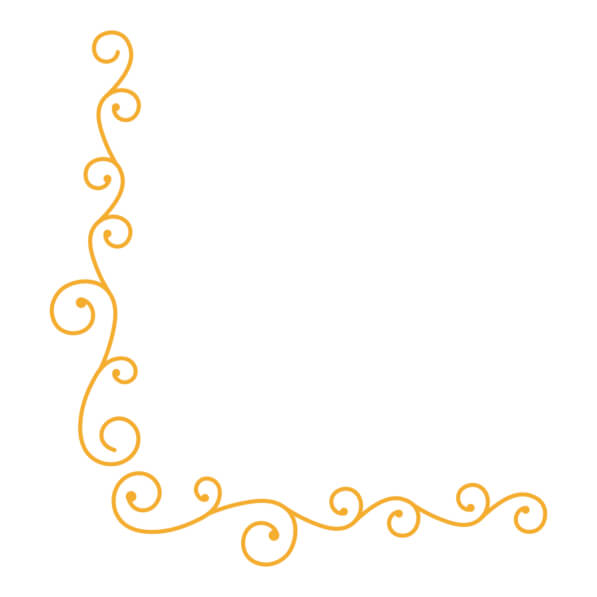 Download Elegant Yellow Spiral Corner Design Borders & Corners Online ...