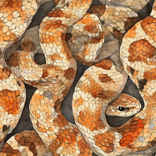 Download Illustration of Intertwined Snakes Patterns Online - Creative ...