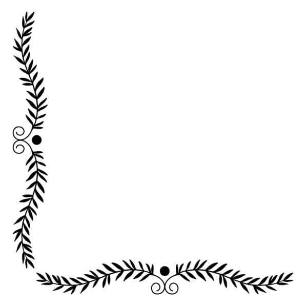 Download Decorative Leaf Border Design Borders & Corners Online ...