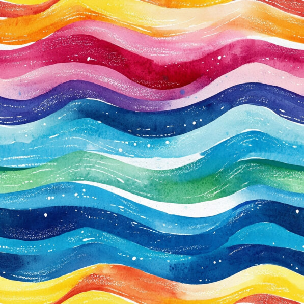 Descarga Patrón de Olas Acuareladas Coloridas Patrones En Línea ...
