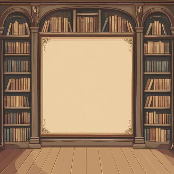 Download Cozy Wooden Library with Blank Space Backgrounds Online ...