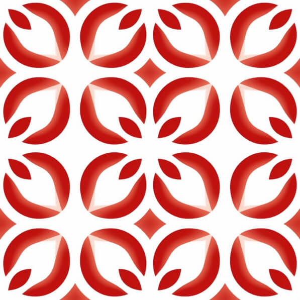 Download Stylized Abstract Red Pattern on White Background Patterns ...