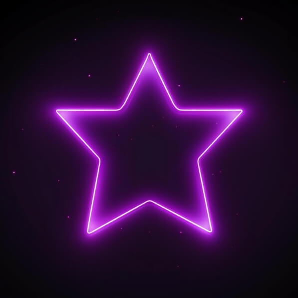 Download Glowing Purple Star on Dark Background Backgrounds Online ...