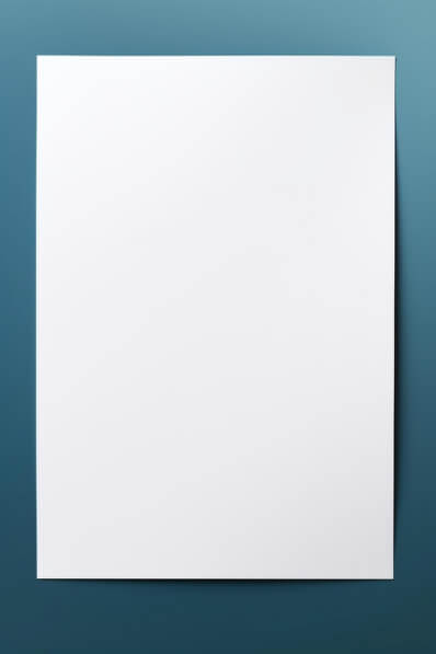 Download Blank White Sheet of Paper on Teal Background Mockups Online ...