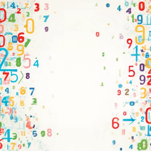 Download Colorful Abstract Numbers Backgrounds Online - Creative Fabrica