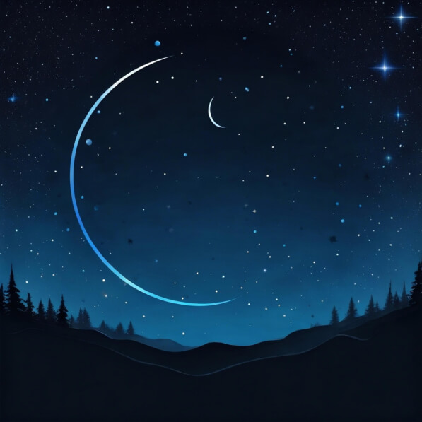 Download Celestial Night Sky with Moons and Stars Backgrounds Online ...