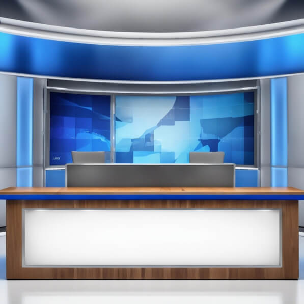 Download Modern News Studio Set Backgrounds Online - Creative Fabrica