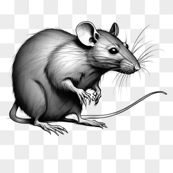 Download Illustration of a Rat Sketches Online - Creative Fabrica