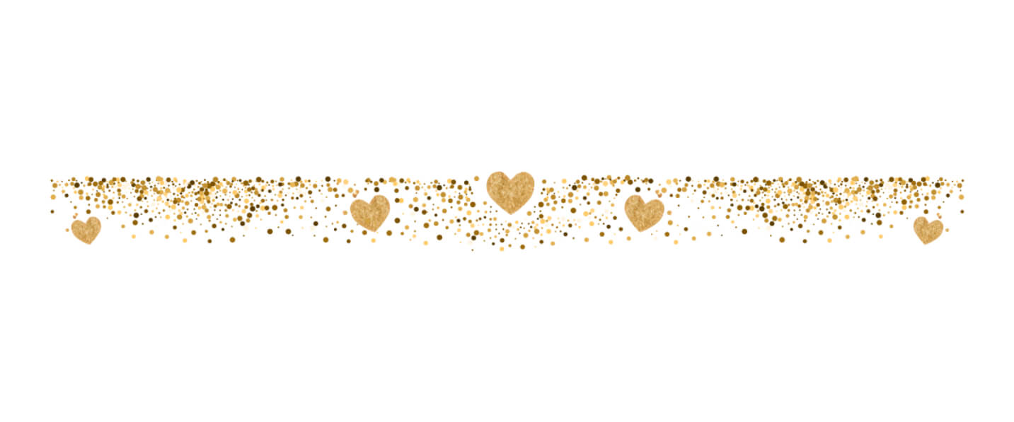 Download Golden Heart Decorative Border Borders & Corners Online ...