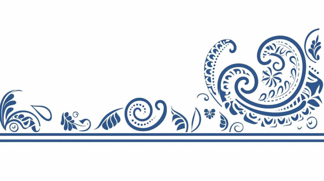 Download Elegant Blue Ornamental Border Design Backgrounds Online ...