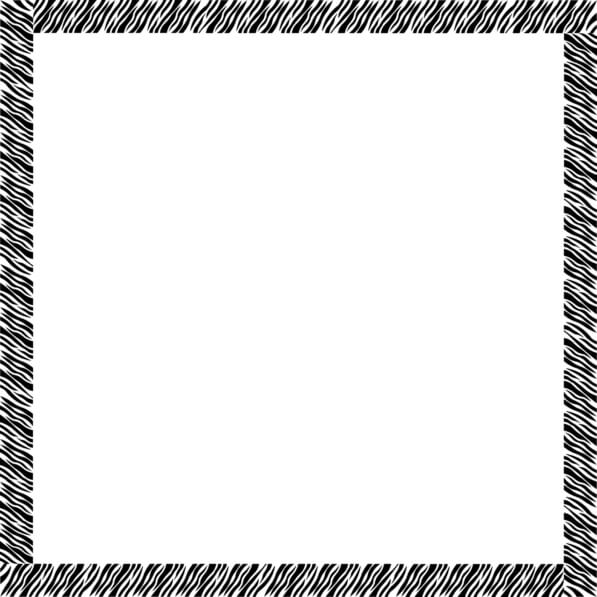 Download Zebra Pattern Frame Frames Online - Creative Fabrica