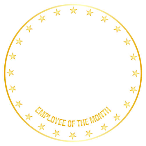 Download Employee of the Month Photo Frame Frames Online - Creative Fabrica