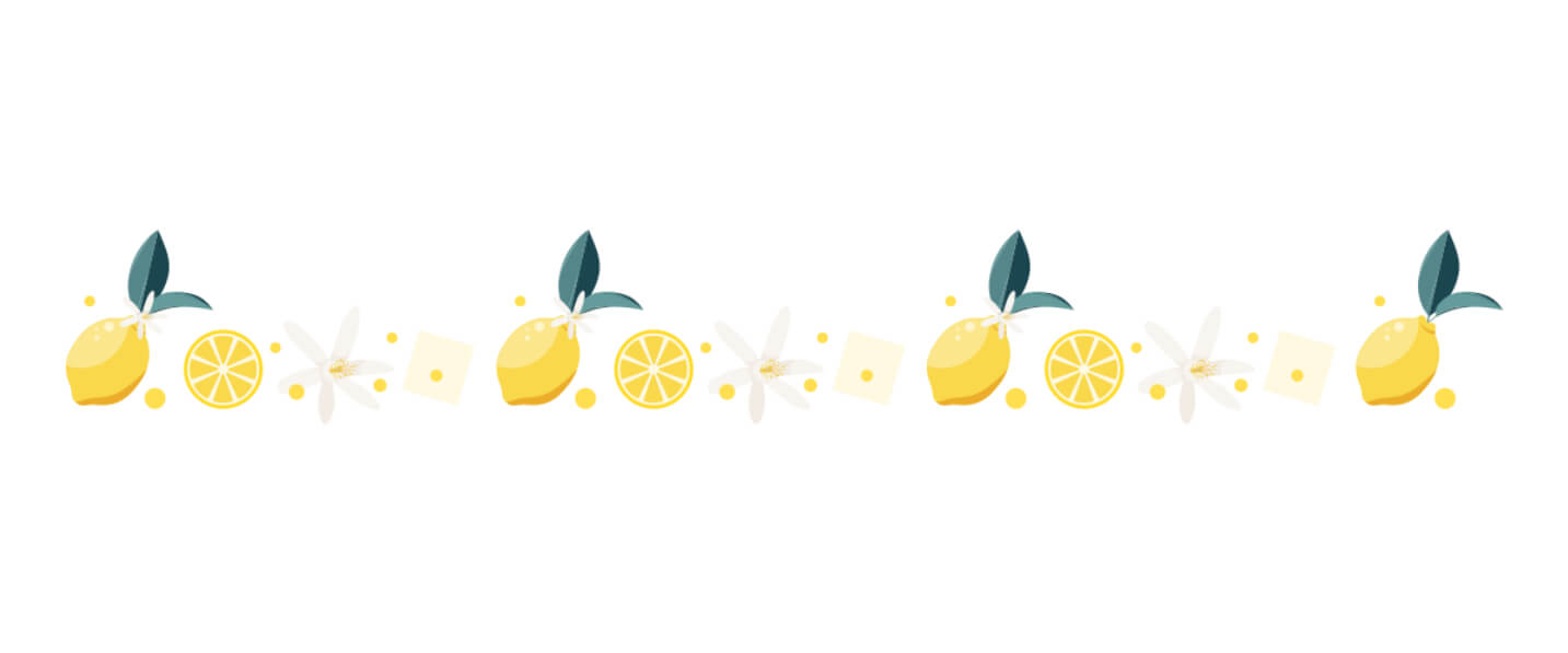 Download Lemon-themed Decorative Border Design Borders & Corners Online ...
