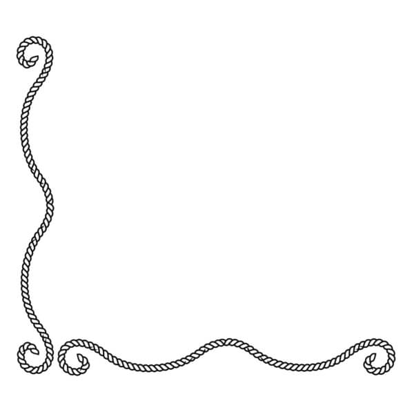 Download Decorative Rope Border Borders & Corners Online - Creative Fabrica