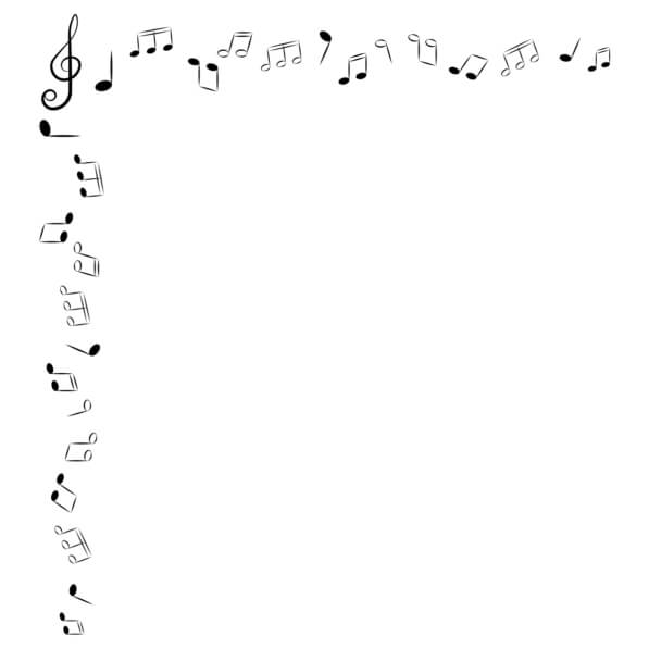 Download Musical Note Border Design Borders & Corners Online - Creative ...