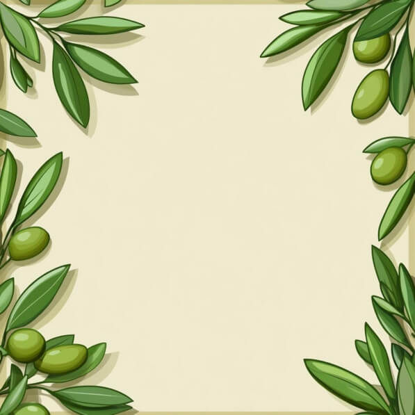 Télécharger Bordure décorative de branche d'olive Arrière-plans En ...