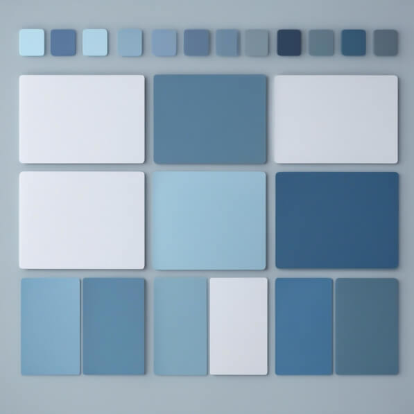 Download Collection of Blue Color Swatches Mockups Online - Creative ...