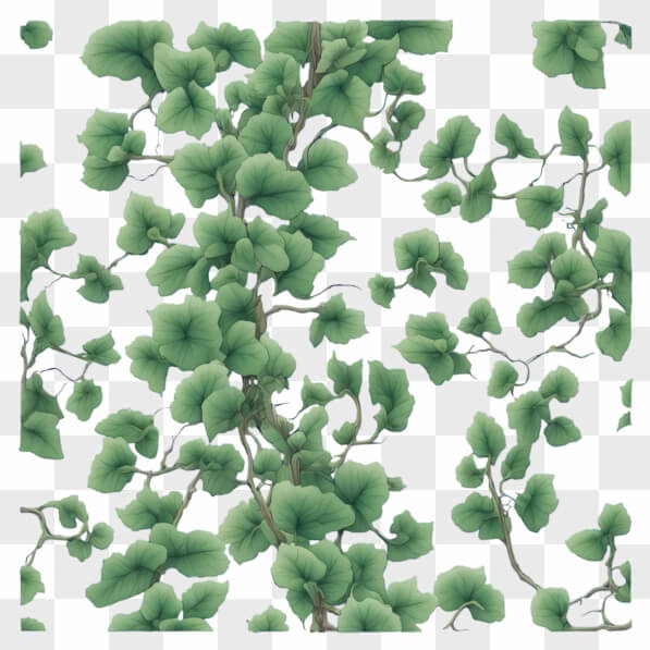 Download Intricate Green Foliage on Black Background Cartoons Online ...