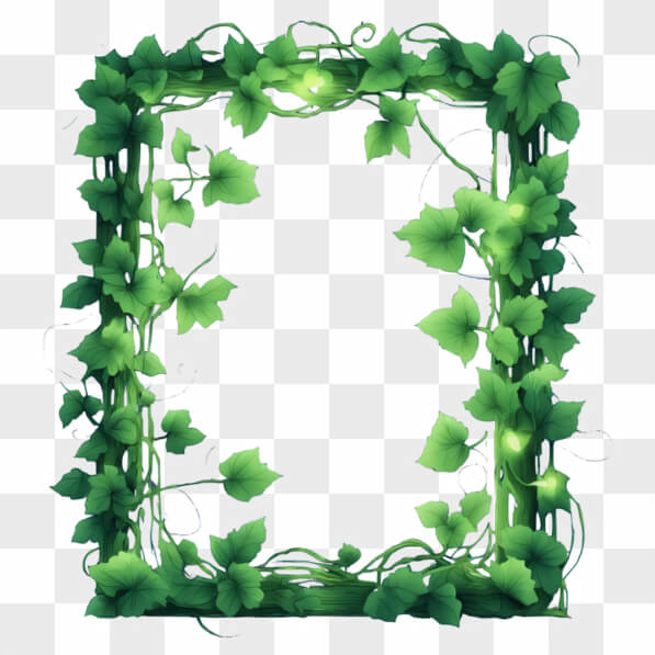 Download Ivy Leaf Decorative Frame Cartoons Online - Creative Fabrica