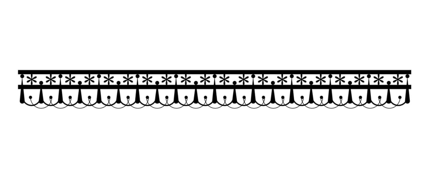 Download Decorative Black Lace Border Borders & Corners Online ...
