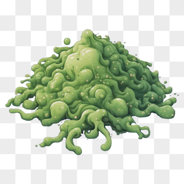 Download Whimsical Green Slime Blob Cartoons Online - Creative Fabrica