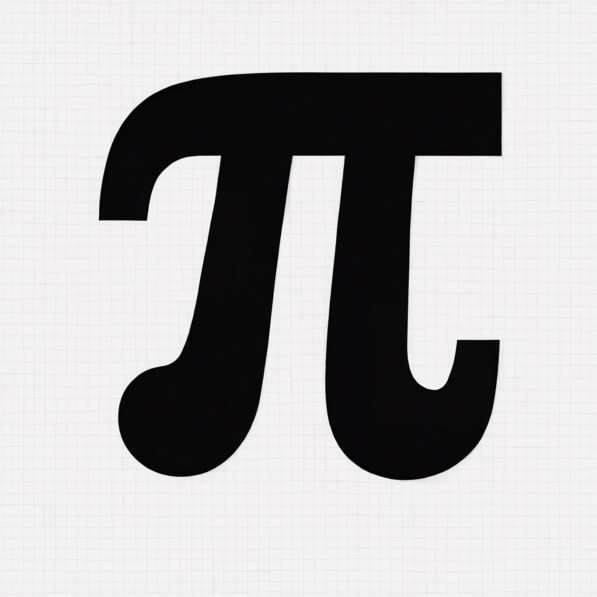 Download Pi-symbool in vet zwart Achtergronden online op Creative Fabrica
