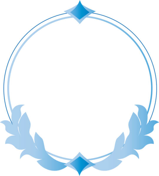Download Elegant Blue Decorative Border Frames Online - Creative Fabrica