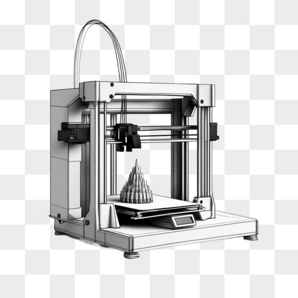 Download 3D Printer Creating Pyramid Object Sketches Online - Creative ...