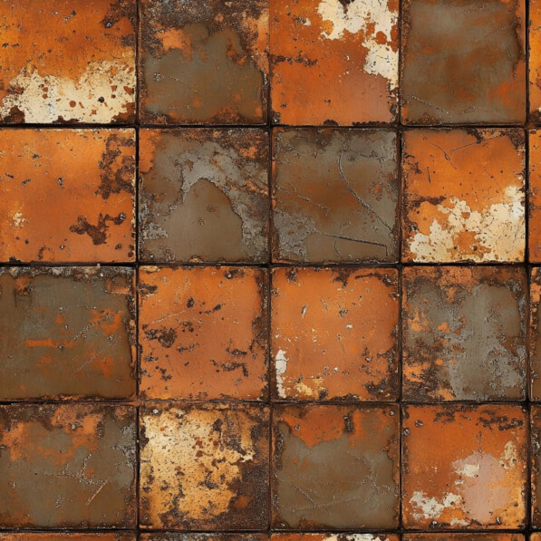Download Weathered Rusty Tiles Patterns Online - Creative Fabrica