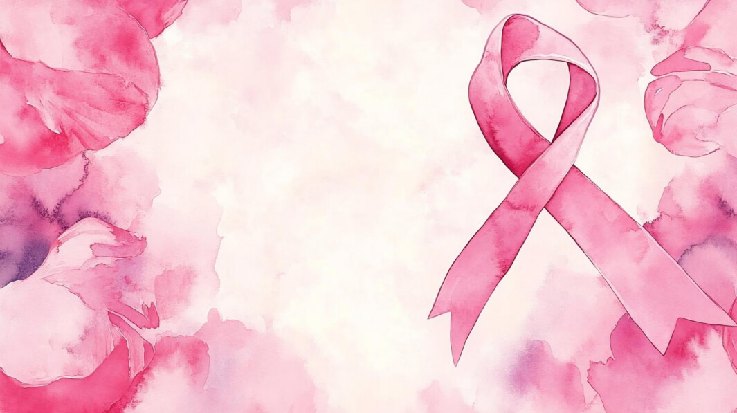 Download Pink Ribbon on Watercolor Background Backgrounds Online ...