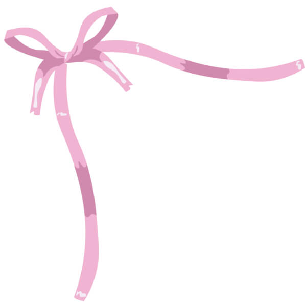 Download Pink Ribbon Bow Borders & Corners Online - Creative Fabrica
