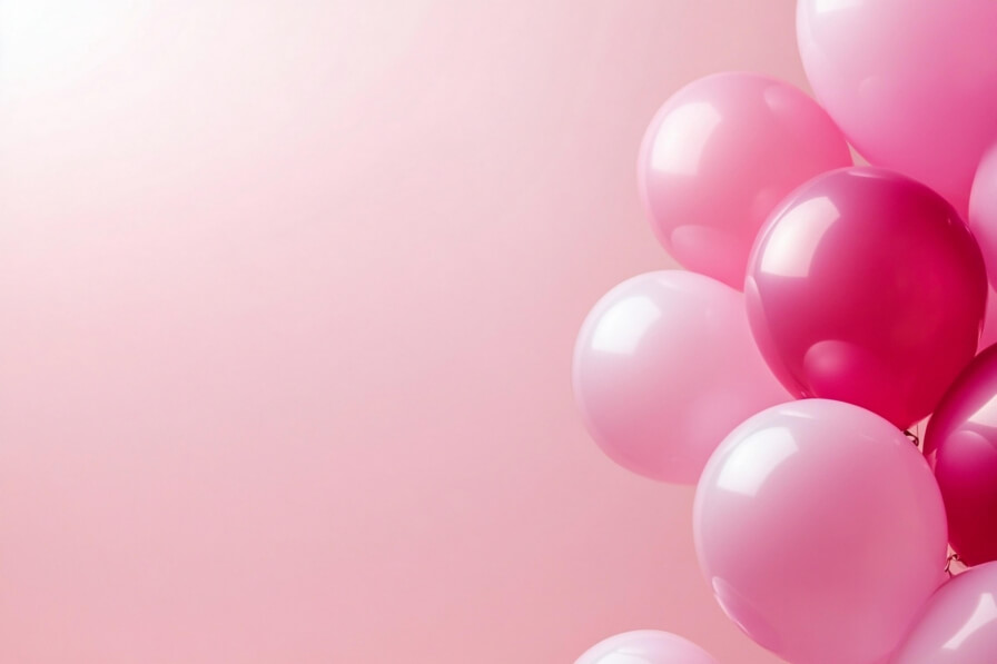 Download Colorful Pink Balloons on Soft Background Backgrounds Online ...
